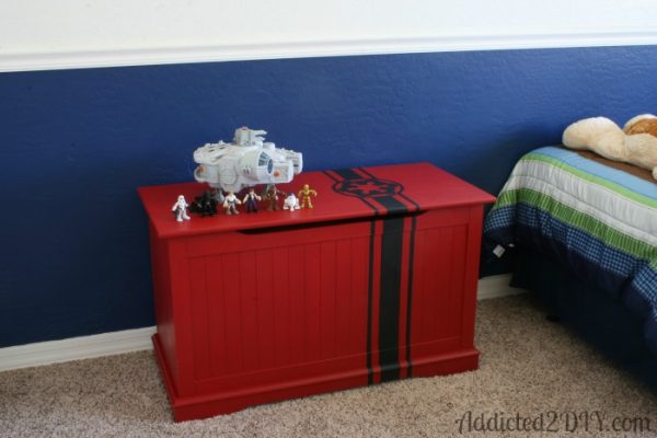 Star Wars Upcycled Toy Box {with free SVG file} - Addicted 2 DIY