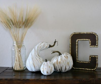 Gilded Gourds Fall Decor - Addicted 2 DIY