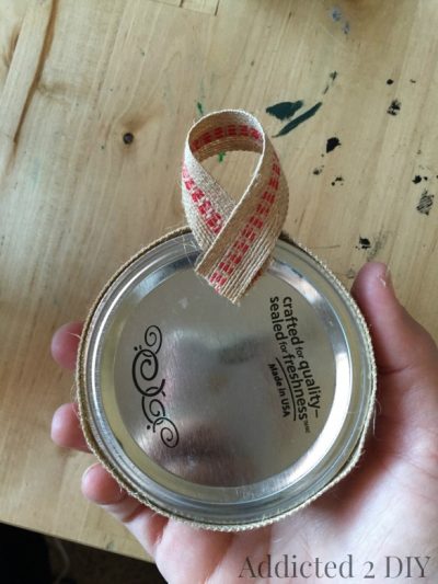 Easy Embossed Mason Jar Lid Ornaments