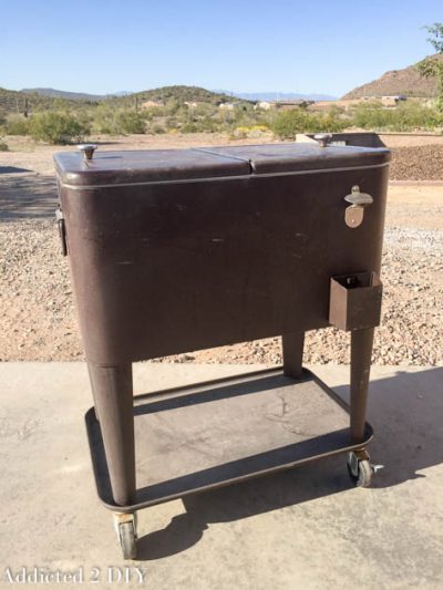 Second-Hand Ice Chest Makeover - Addicted 2 DIY