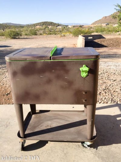Second-Hand Ice Chest Makeover - Addicted 2 DIY