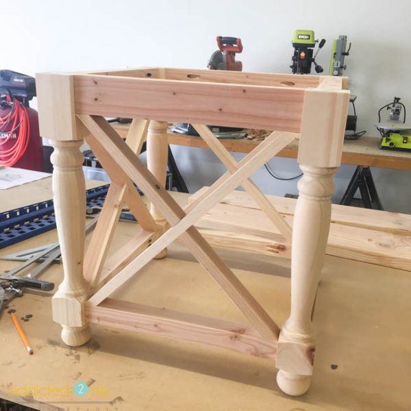 DIY X Panel Side Table - Addicted 2 DIY