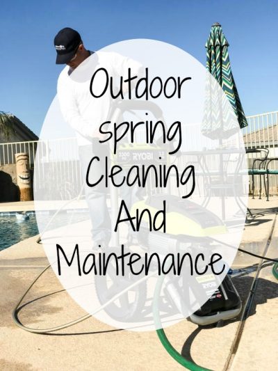 Outdoor Spring Cleanup and Maintenance - Addicted 2 DIY