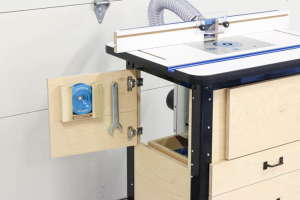 How To Modify A Steel Router Table Base To Include Storage