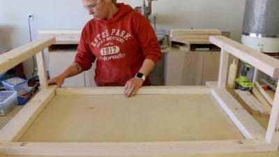 Putting together base of table - Addicted 2 DIY