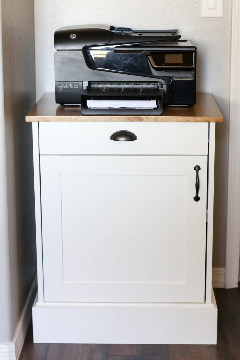 How To Build A Printer Cabinet - Addicted 2 DIY