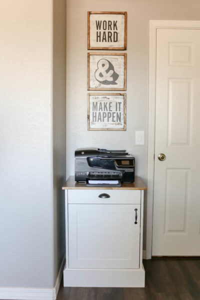 How To Build A Printer Cabinet - Addicted 2 DIY