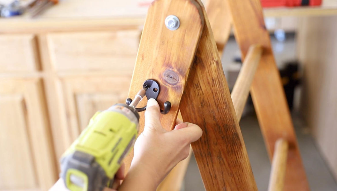 attaching hooks to rails - Addicted 2 DIY
