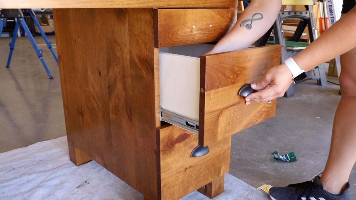 attaching-drawer-hardware - Addicted 2 DIY