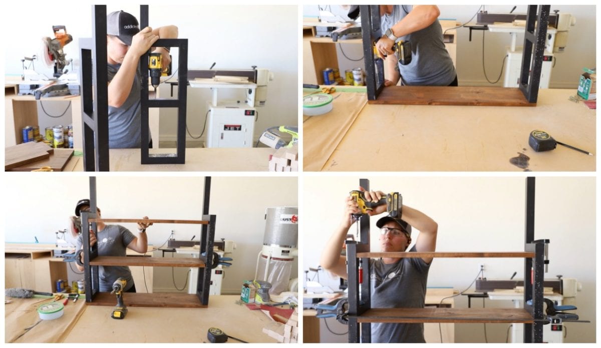 How To Build A Trophy Shelf with Attached Hat Rack - Addicted 2 DIY