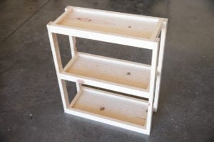 How To Build A Simple Wooden Display Shelf - Addicted 2 DIY